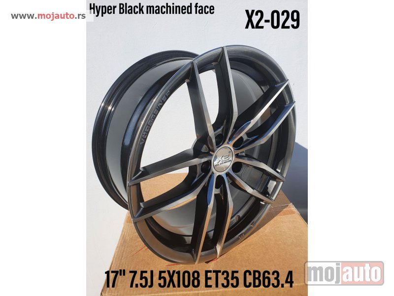 17 alufelne 5x108/7,5jota/et35/cb 63,4 za ford,citroen c5,landrover.