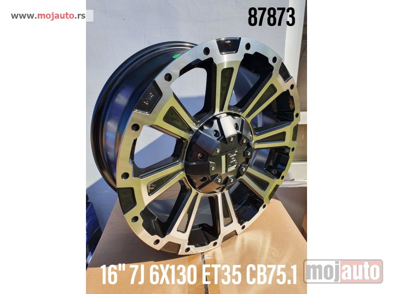 16 alufelne 6x130/7,5j/et35/cb 75,1 za crafter,sprinter. broj modela:87873.