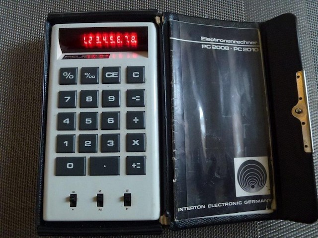 Interton Electronic PC 2008 - stari kalkulator iz 1973.
