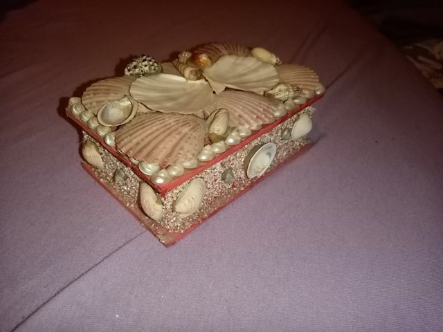 Kutija od školjki za nakit