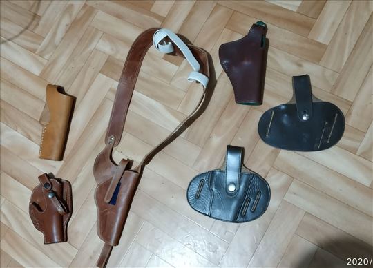 Kožne futrole za pištolje, municiju i karabin