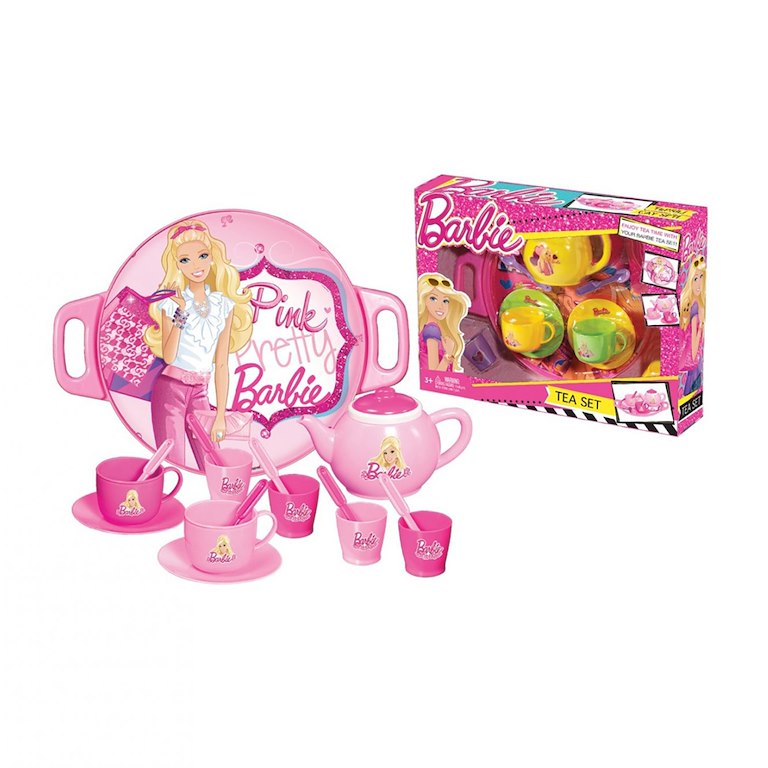 Dede Dečiji set za čaj sa poslužavnikom Barbie 015102