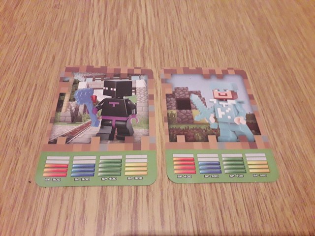 Kartice Minecraft Minifigures