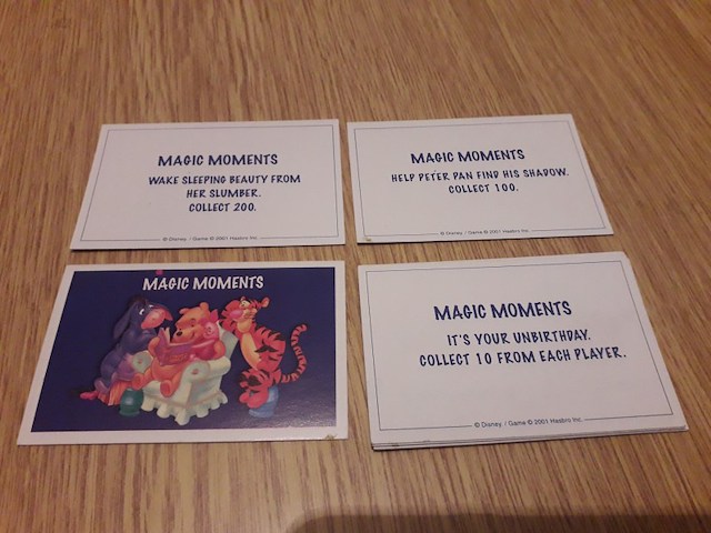 Kartice Magic moments (Winnie Pooh - Disney),9 komada