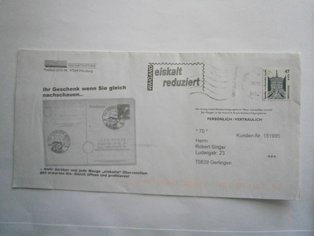 KOVERAT REKLAMNI NEMAČKA 2004.