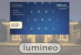 Novogodišnja LED mreža za spoljnu i unutrašnju upotrebu 1 x 2.6 m LUMINEO
