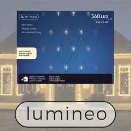 Novogodišnja LED mreža za spoljnu i unutrašnju upotrebu 1 x 4.8 m LUMINEO