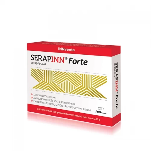 SERAPINN® FORTE serapeptaza 120,000IU 10 kapsula INNventa