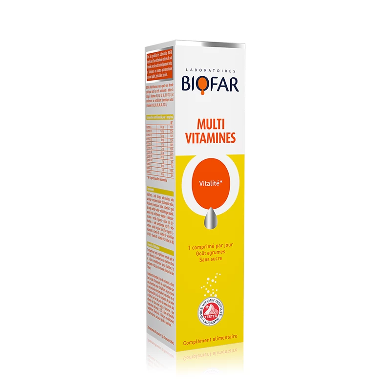 Biofar multivitamini 20 šumećih tableta