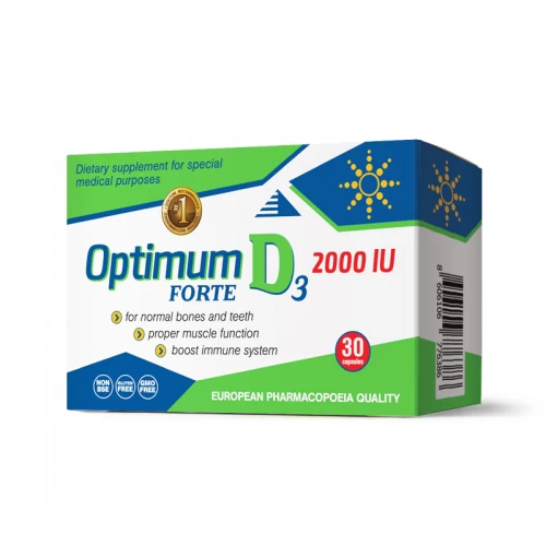 OPTIMUM Forte D3 2000IU 30 kapsula Aleksandar MN