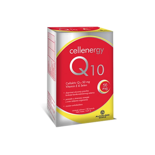 CELLENERGY Q10 50mg 30 kapsula Alkaloid