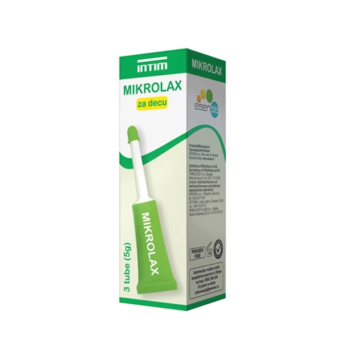 MIKROLAX glicerinski gel za decu 3x5g Esensa