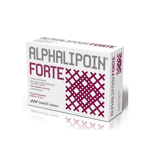 ALPHALIPOIN FORTE 30 gastrorezistentnih kapsula Hemofarm