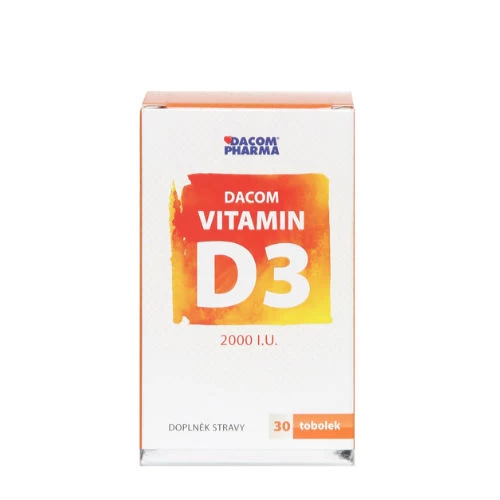 Vitamin D3 2000IU + inulin 30 kapusla Dacom