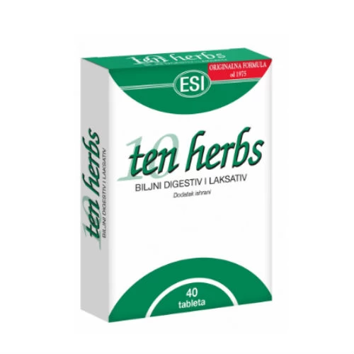 TEN HERBS 40 tableta ESI