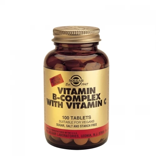 Kompleks vitamina B plus vitamin C Solgar 100 tableta