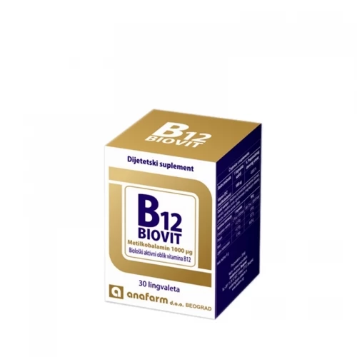 B12 Biovit 30 lingvaleta Anafarm