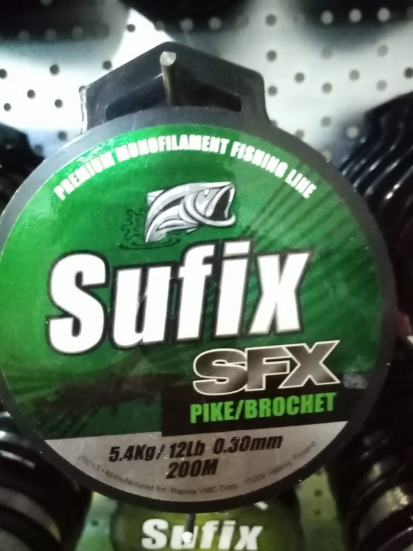 SUFIX SFX PIKE/BROCHET 5.4kg/0.30mm/200m
