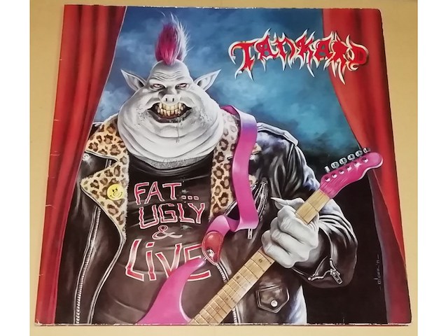 Tankard ‎– Fat, Ugly &;; Live (LP)