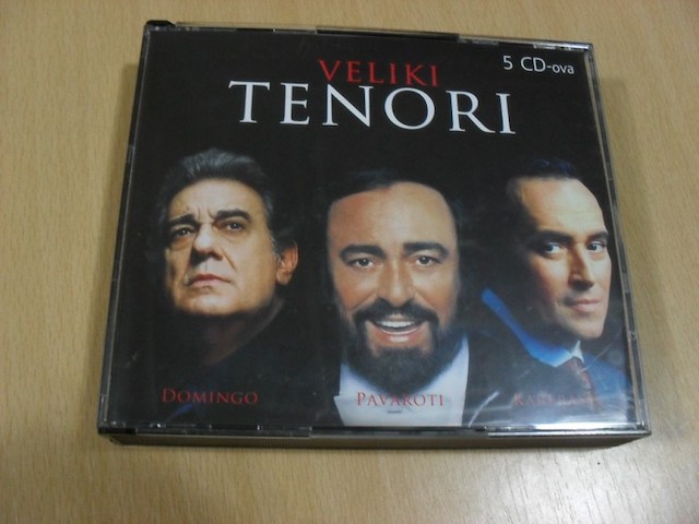 Veliki Tenori 5 cd-ova Pavaroti Kareras Domingo