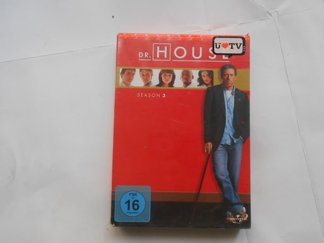 Dr. House, 3.sezona, 3 DVD, eng,nem  titl i sinhronizac