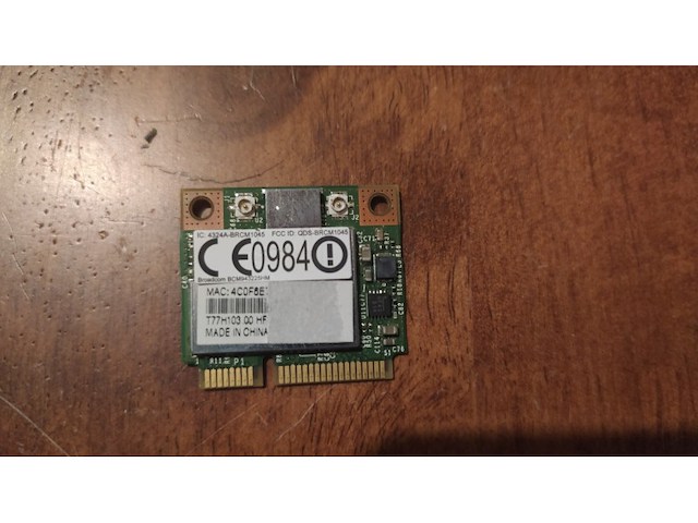 Wireless kartica BRCM1045 , skinuta sa Acer 7741G