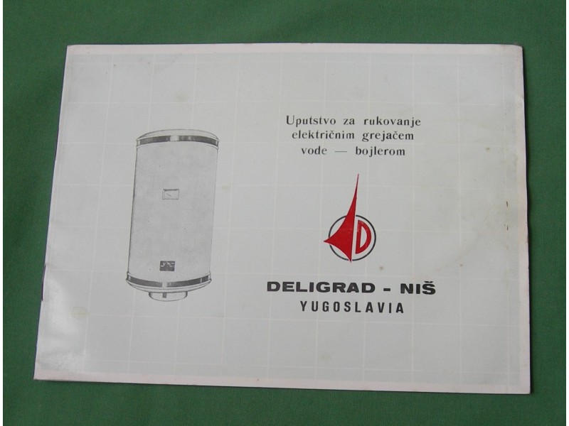 Bojler Deligrad Niš, stari prospekt i spisak servisa