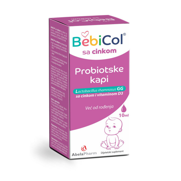 Abela Pharm BebiCol sa cinkom,probiotske kapi,10ml