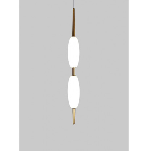 Visilica Luna 161 2X8W 3000K brass gold 35.0149