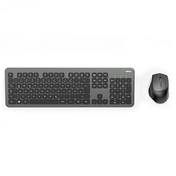 Bežični set Tastatura i Miš KMW-700 HAMA Antrac, Crni 182677