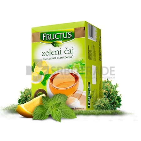 Fructus zeleni čaj sa nanom i limunom