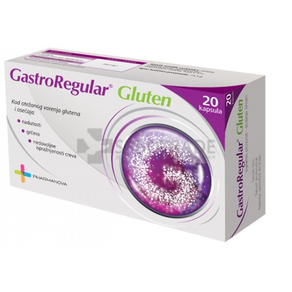 Gastroregular Gluten 20 kapsula