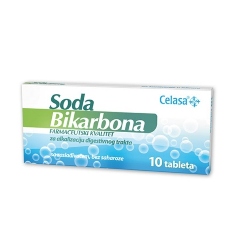 Soda bikarbona 10 tableta