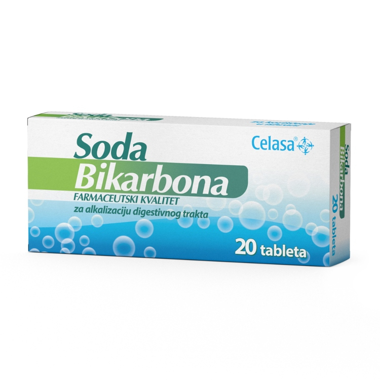 Soda bikarbona 20 tableta