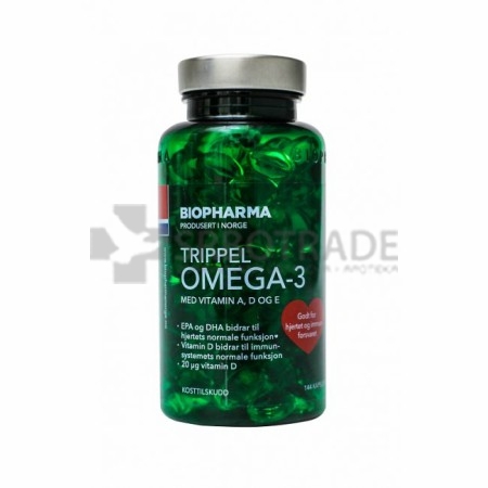 Norveške Omega-3 + vitamini A, D, E