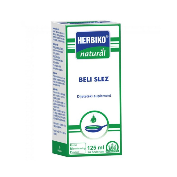 Herbiko Beli slez sirup 125ml