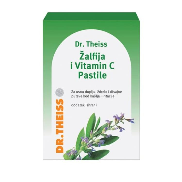 Dr. Theiss Žalfija + vitamin C pastile 24 komada