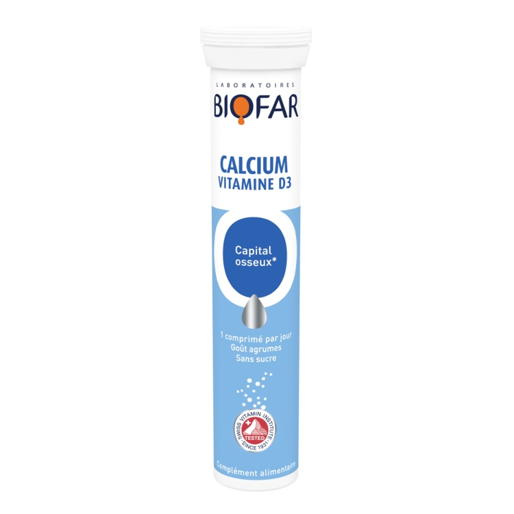 Biofar Kalcijum 500mg + vitamin D3 20 šumećih tableta