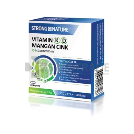 Vitamin K D Mangan Cink 30 kapsula 1+1 gratis