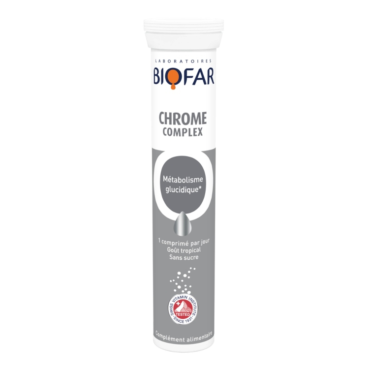 Biofar Chrome Complex 20 šumećih tableta