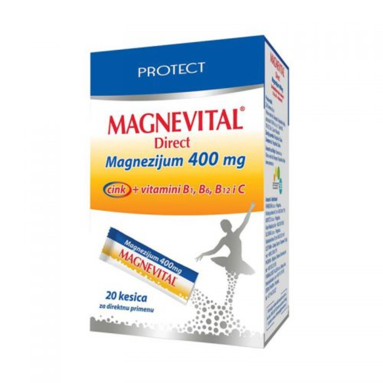 Magnevital Direct 400mg 20 kesica