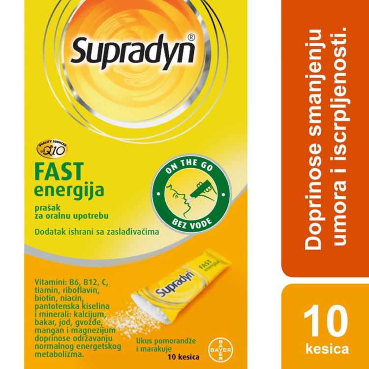 Supradyn Fast Energy 10 kesica