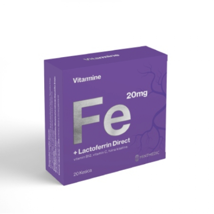 Vitamine Fe + Lactoferrin Direct 20 kesica