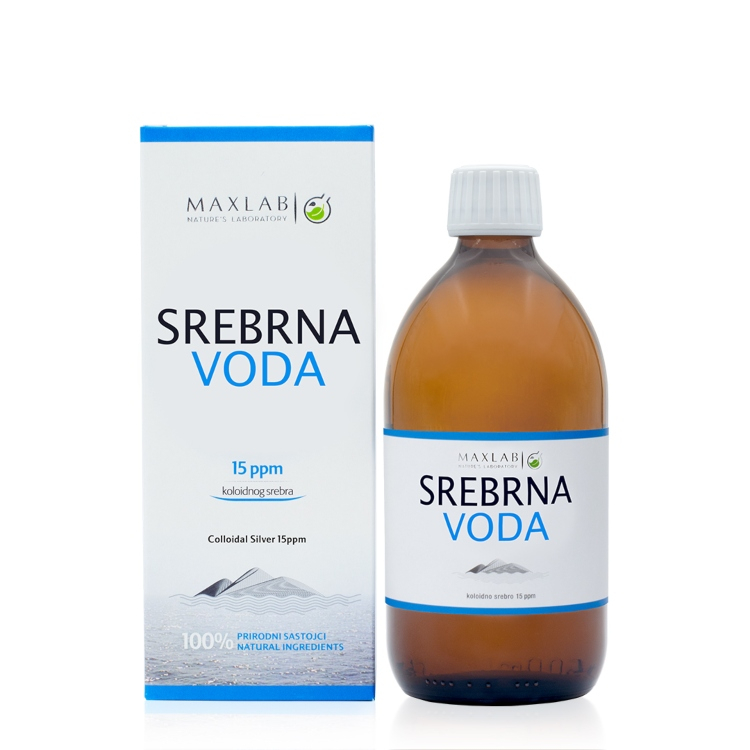 Koloidna srebrna voda 15ppm 500ml