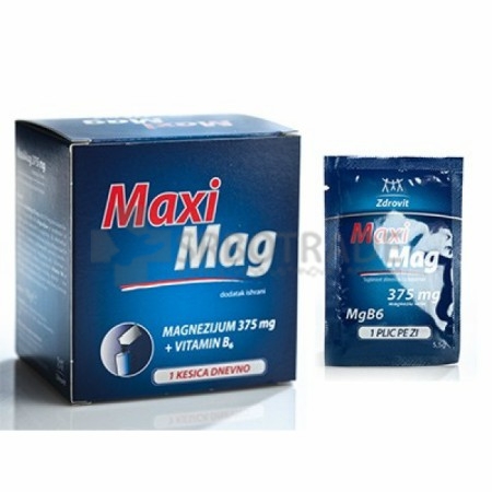 Maxi Mag Magnezijum 375mg kesice