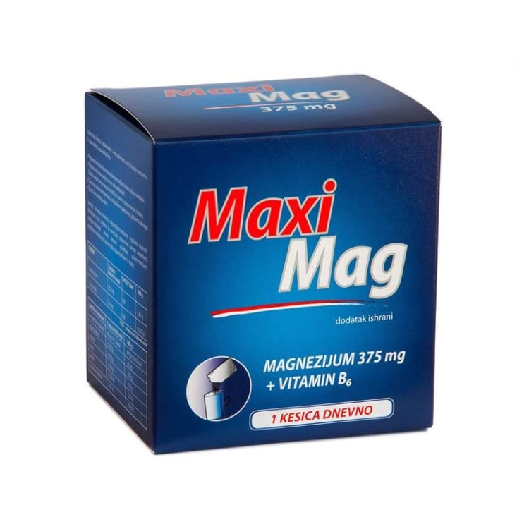 Maxi Mag Magnezijum 375mg kesice