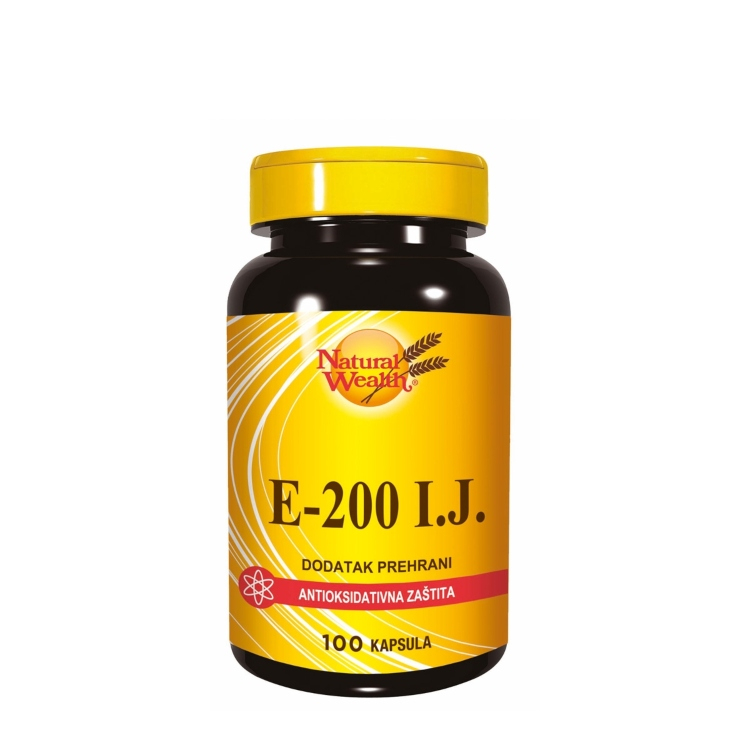 Natural Wealth vitamin E 200IU 100 kapsula