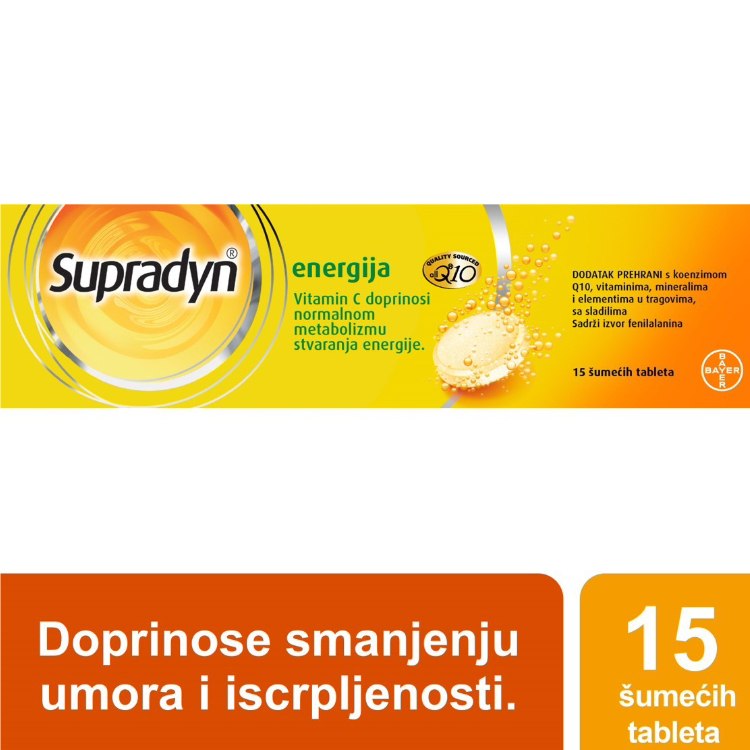 Supradyn Q10 15 šumećih tableta