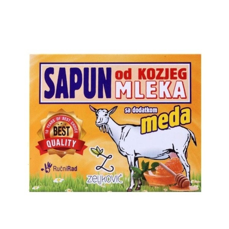 Sapun od kozjeg mleka - med 70g