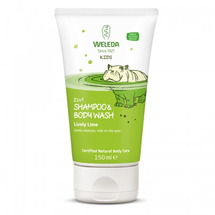 Weleda Kids Limeta šampon i gel za tuširanje 150ml